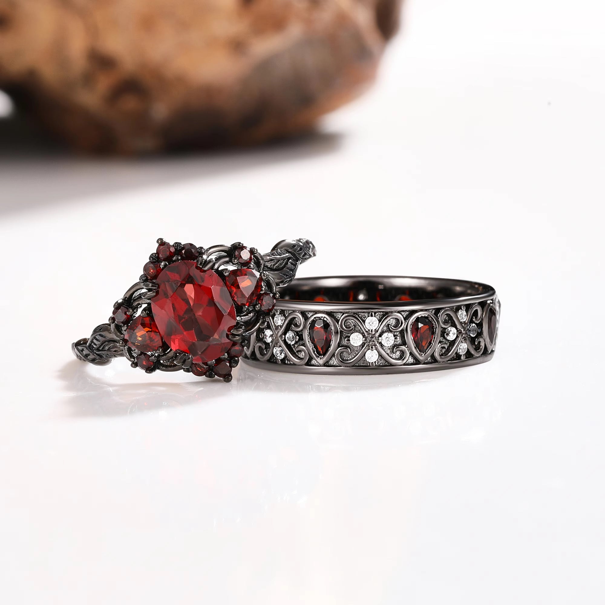 Black Gold Ring Sets – Kherish